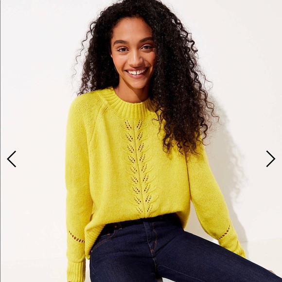 LOFT | Sweaters | Newloft Lemon Yellow Sweater | Poshmark